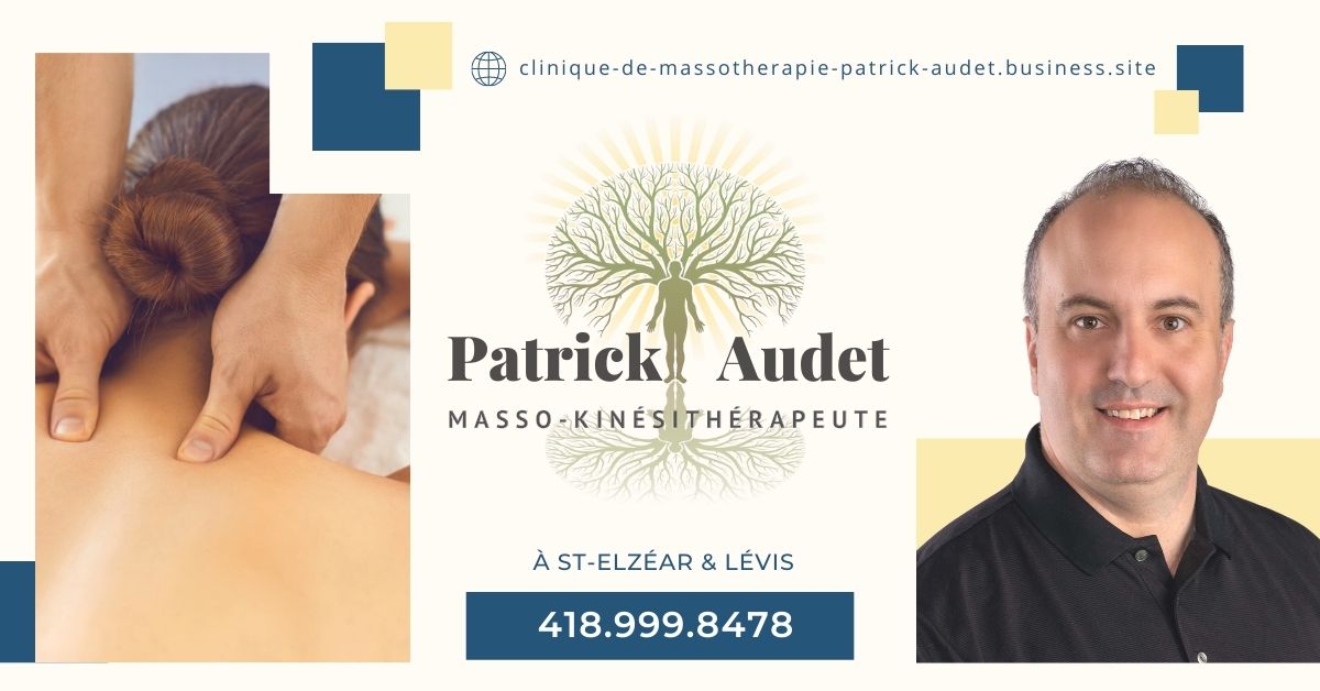 Clinique de Massothérapie Patrick Audet, St-Elzear en Beauce